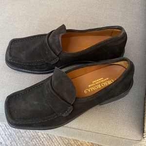 Corso Roma | Shoes | Womens Suede Loafer Square Toe Corso Roma 9 Made ...